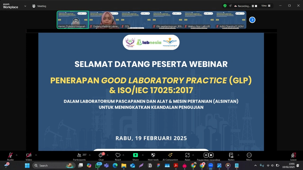 Platform Labnesia Sukses Gelar Webinar Nasional Penerapan GLP & ISO/IEC 17025:2017 - labnesia
